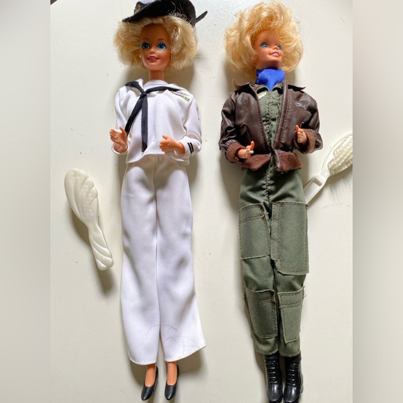 Barbie | Toys | Vintage Air Force And Navy Barbie With Accessories ...